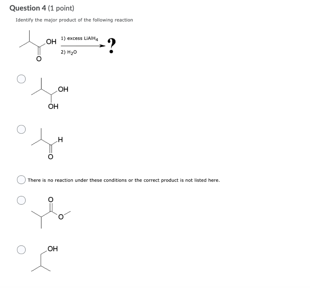 Solved Question 1 (1 point) Classify the following reaction | Chegg.com
