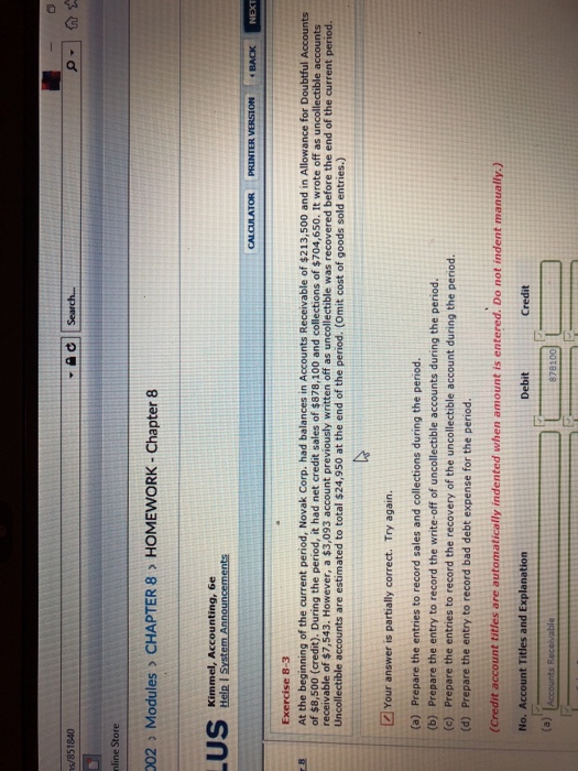 Solved 51840 nline Store 002 Modules > CHAPTER 8 HOMEWORK- | Chegg.com Solved 51840 nline Store 002 Modules > CHAPTER 8 HOMEWORK- | Chegg.com
