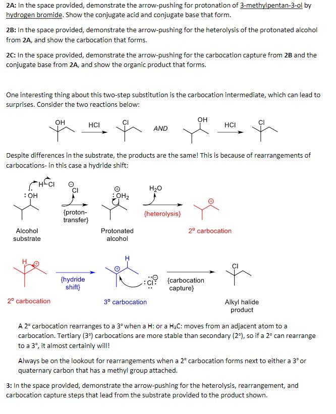 Solved 2A: In the space provided, demonstrate the | Chegg.com