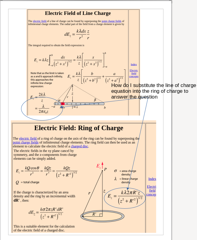 Solved Derive the expression for the electric field a | Chegg.com