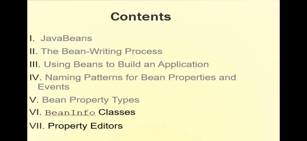 Solved JavaBeans Components You write a report the topic is | Chegg.com