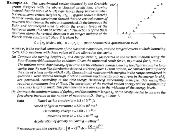 Solved H1 Example 44. The experimental results obtained by | Chegg.com