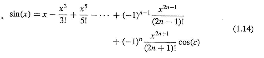 Solved How large should the degree 2n−1 be chosen in (1.14) | Chegg.com