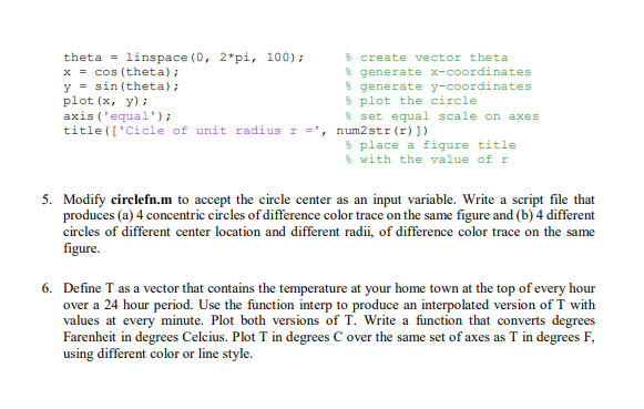 Solved 1. Create a vector t with 10 elements: 1, 2, 3, ..., | Chegg.com