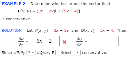 Solved EXAMPLE 2 Determine whether or not the vector field | Chegg.com
