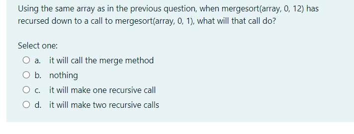 Solved Using the same array as in the previous question, | Chegg.com