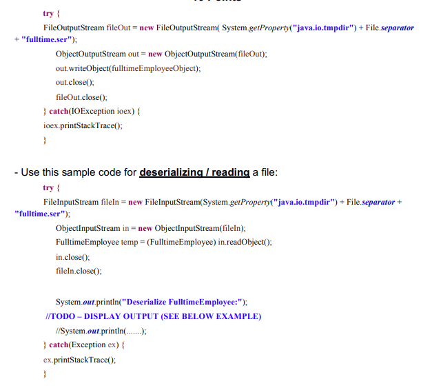 Solved Using Interface. Create a Java application with the | Chegg.com