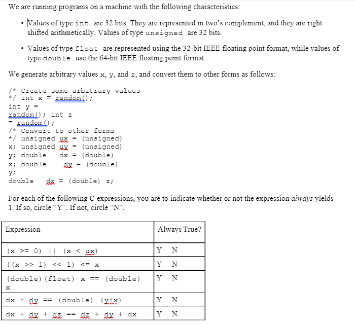 Solved We are running programs on a machine with the | Chegg.com