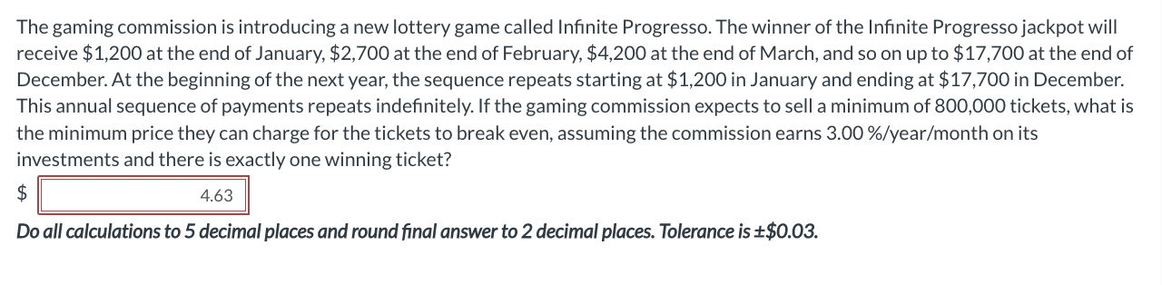 Solved The gaming commission is introducing a new lottery | Chegg.com