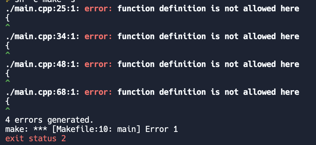 Solved Im trying to create a menu with several different | Chegg.com