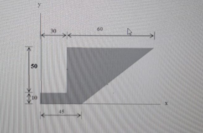 Solved Determine the coordinates X bar and Y bar of the | Chegg.com