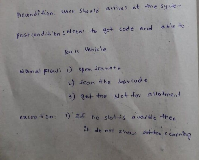 Solved I want Activity Diagram for (scanning QR barcode for | Chegg.com