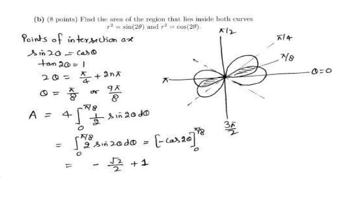 Solved Question : Why do we only use the r^2=sin2theta | Chegg.com
