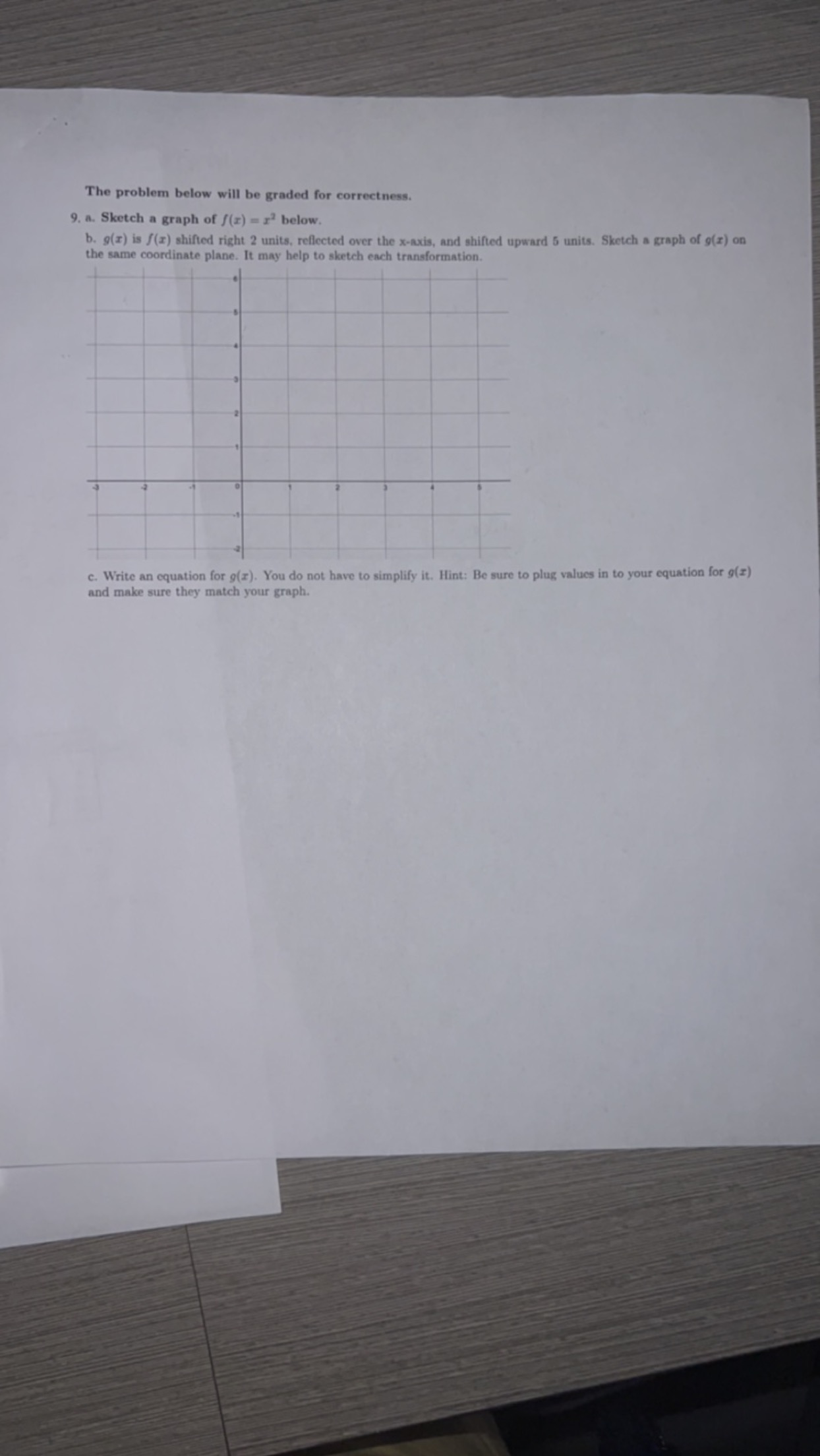 Solved The problem below will be graded for correctness. 9. | Chegg.com