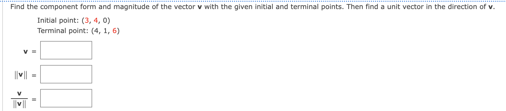 Solved Find the component form and magnitude of the vector v | Chegg.com
