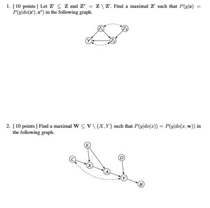Solved 1. [10 points] Let Z′⊆Z and Z′′=Z\Z′. Find a maximal | Chegg.com