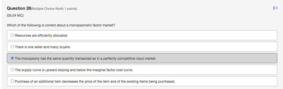 Solved Question 24 (Multiple Choice Worth 1 points) | Chegg.com