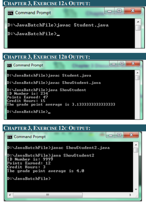 Solved 12. a. Create a class named Student that has fields | Chegg.com