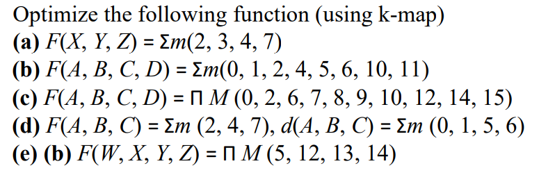 Solved = 2 2 2 = 2 2 2 2 Optimize the following function | Chegg.com