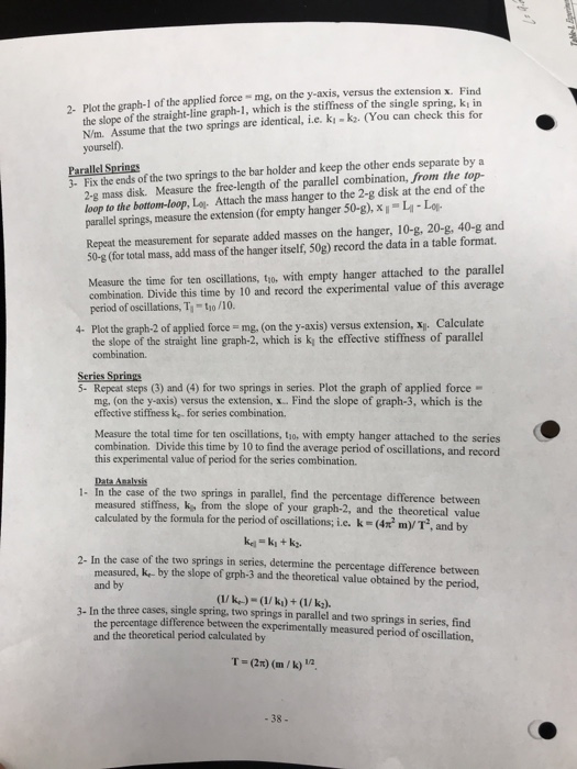 Solved Introductory Physics I - Laboratory Lab # 10 PHYS | Chegg.com