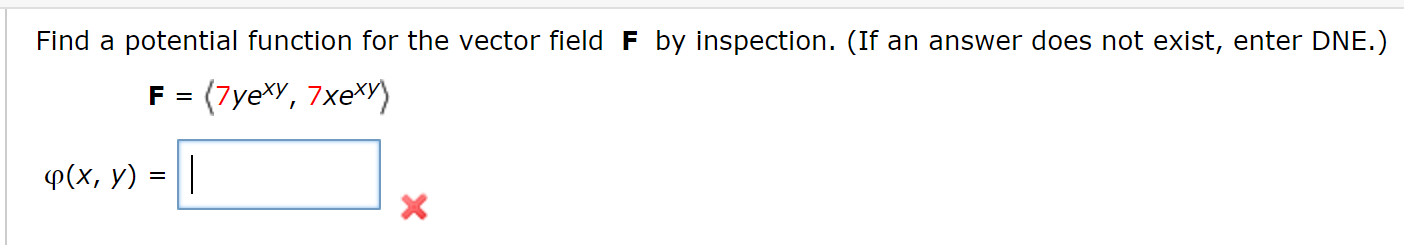 Solved Find a potential function for the vector field F by | Chegg.com