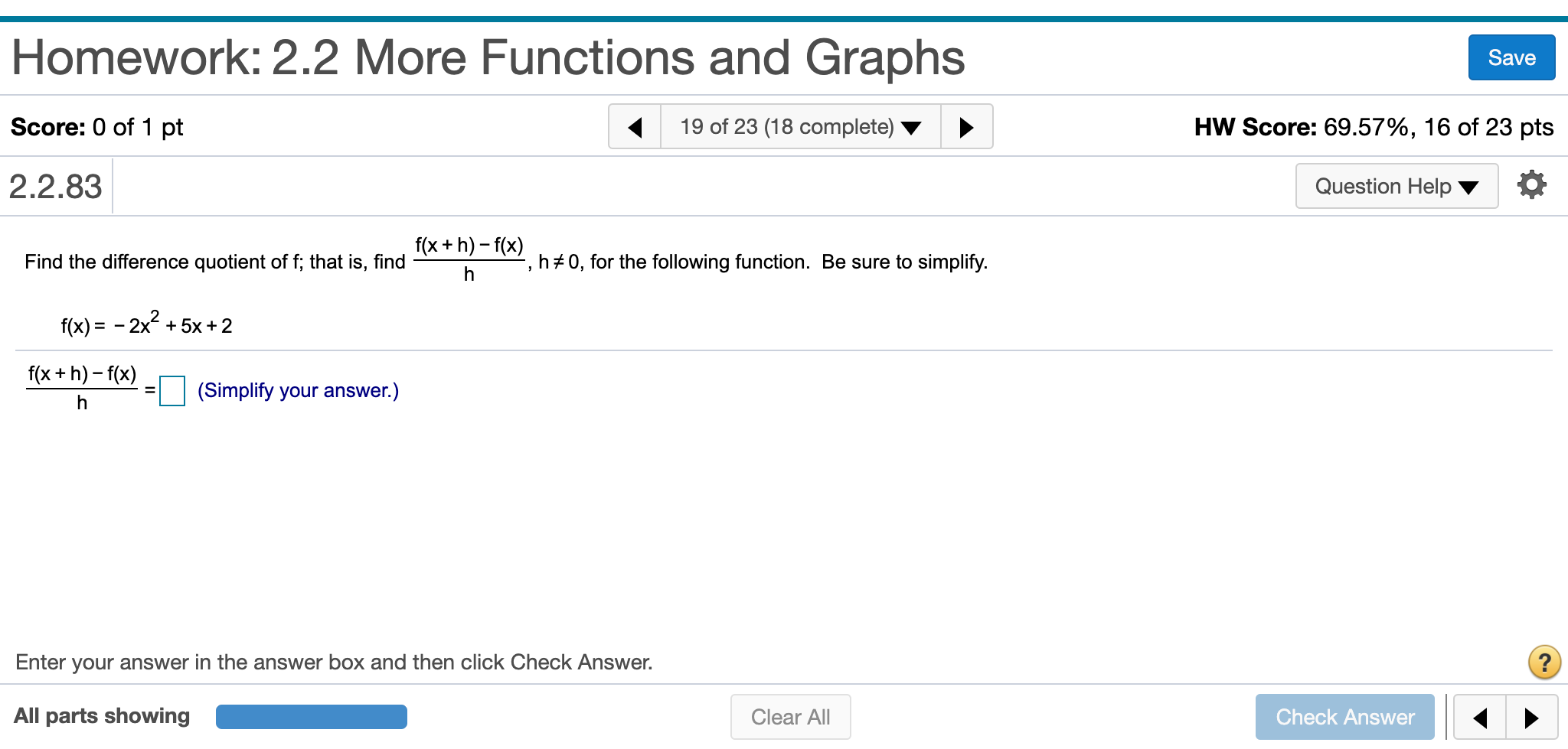 Solved Homework: 2.2 More Functions and Graphs Save Score: 0 | Chegg.com