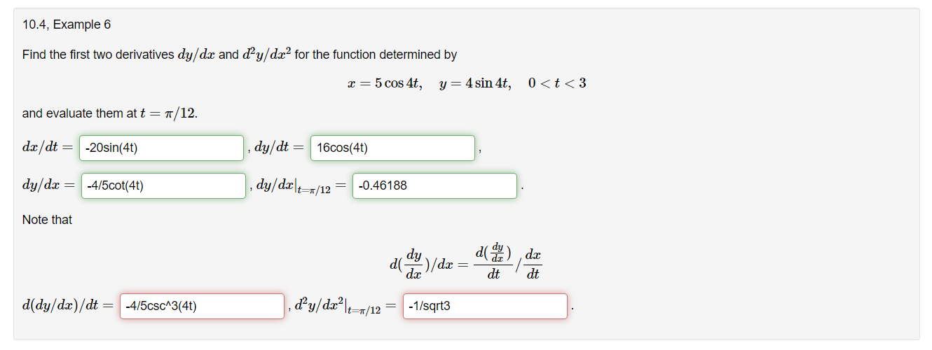 Solved Find the first two derivatives dy/dx and d2y/dx2 for | Chegg.com