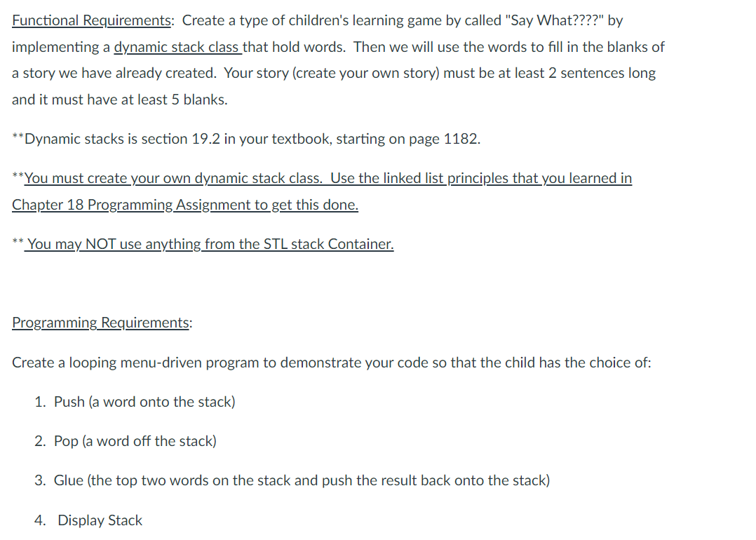 Solved Please program in C++ with a focus on Object Oriented | Chegg.com