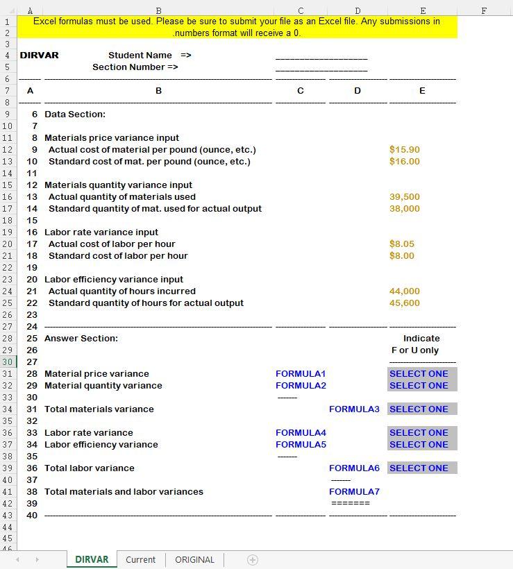 Solved Module 8 Excel Spreadsheet Instructions Below you | Chegg.com