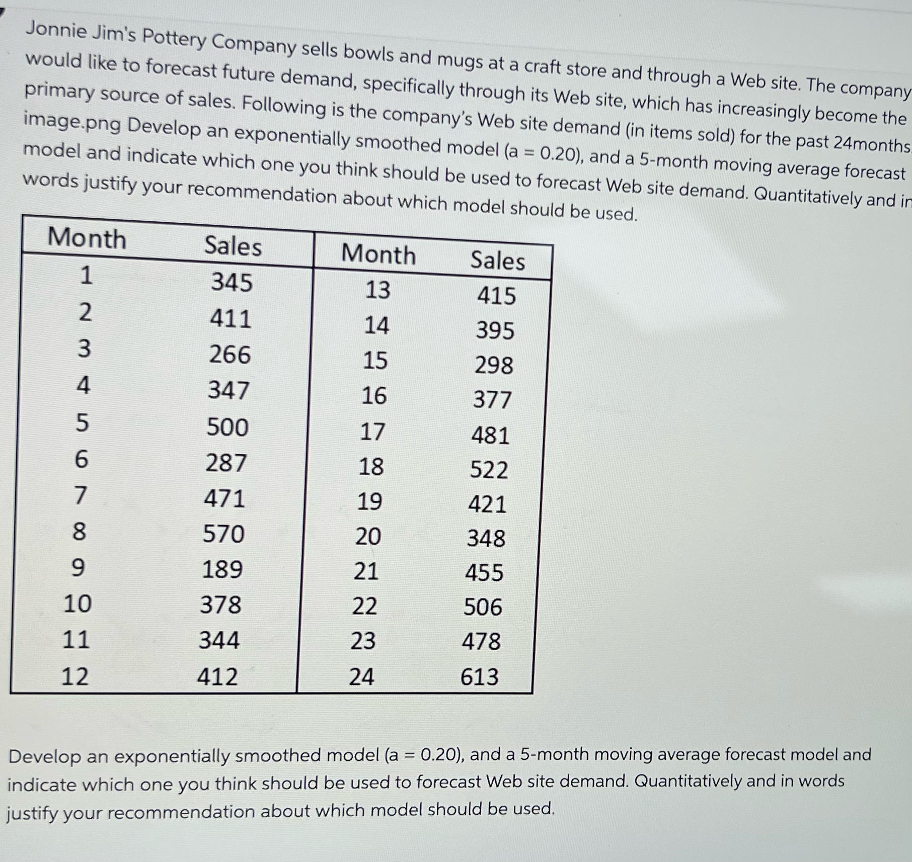Solved Need help setting this up in excel! Specifically what | Chegg.com