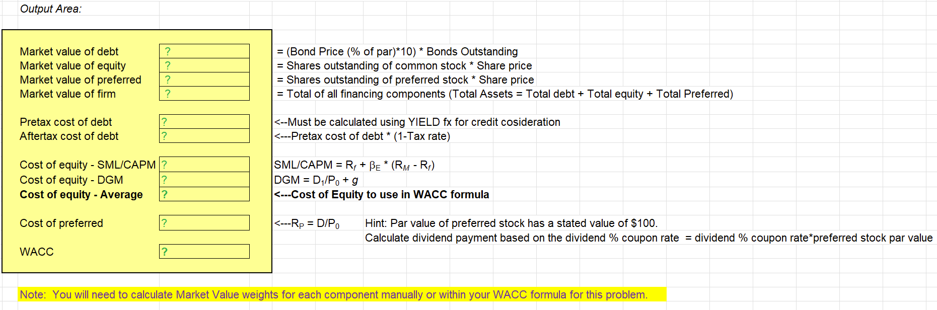 Solved Problem 2 Calculating the WACC [LO 3] You are given | Chegg.com