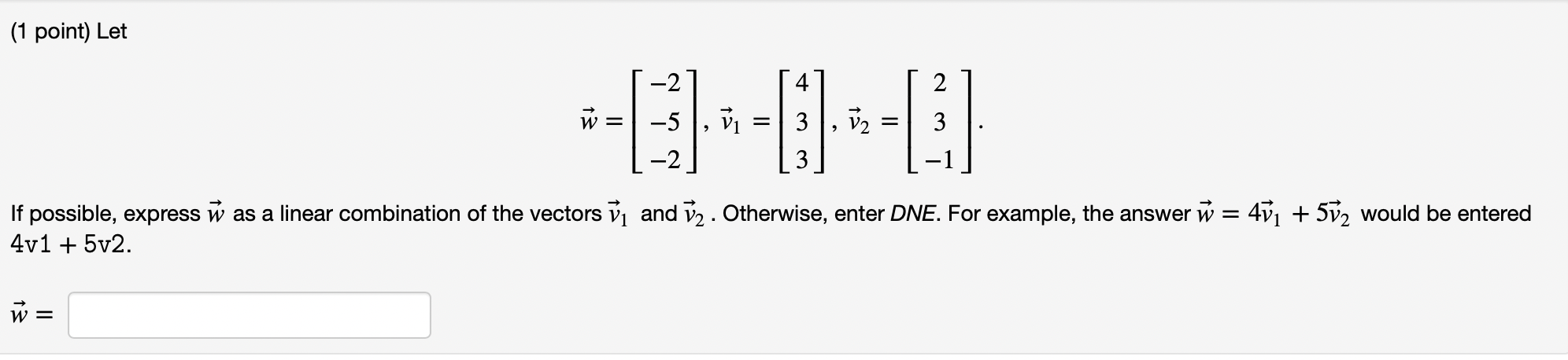 Solved (1 ﻿point) | Chegg.com