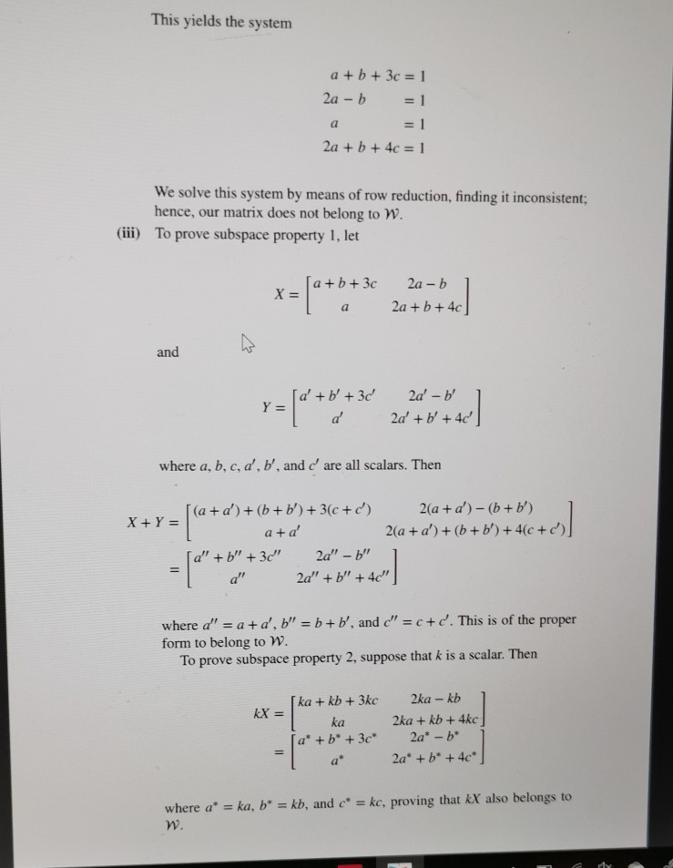Solved 1.114 In these exercises, you are given a subset W of | Chegg.com