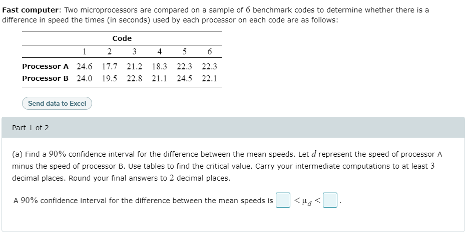 Solved Fast computer: Two microprocessors are compared on a | Chegg.com
