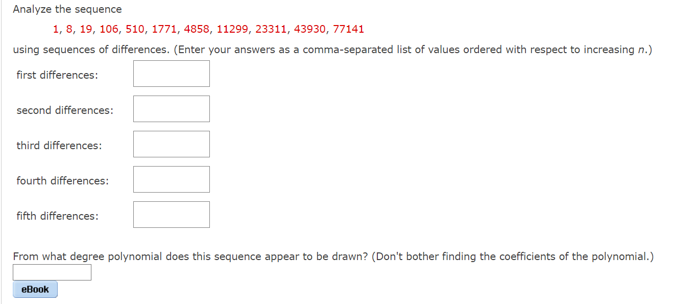 Solved Analyze the sequence | Chegg.com