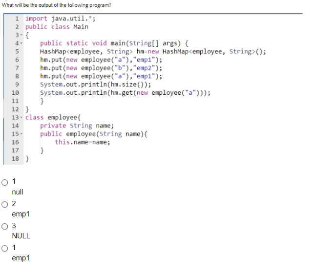 Solved What will be the output of the following program? 1 | Chegg.com