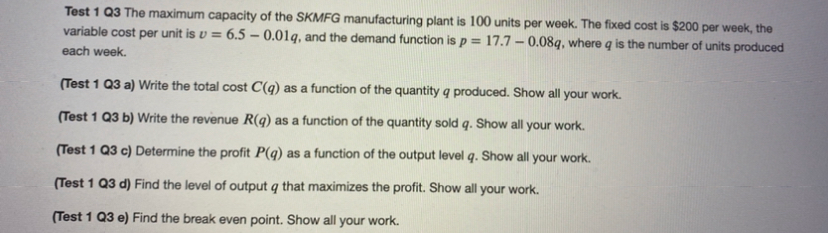 Solved Question | Chegg.com