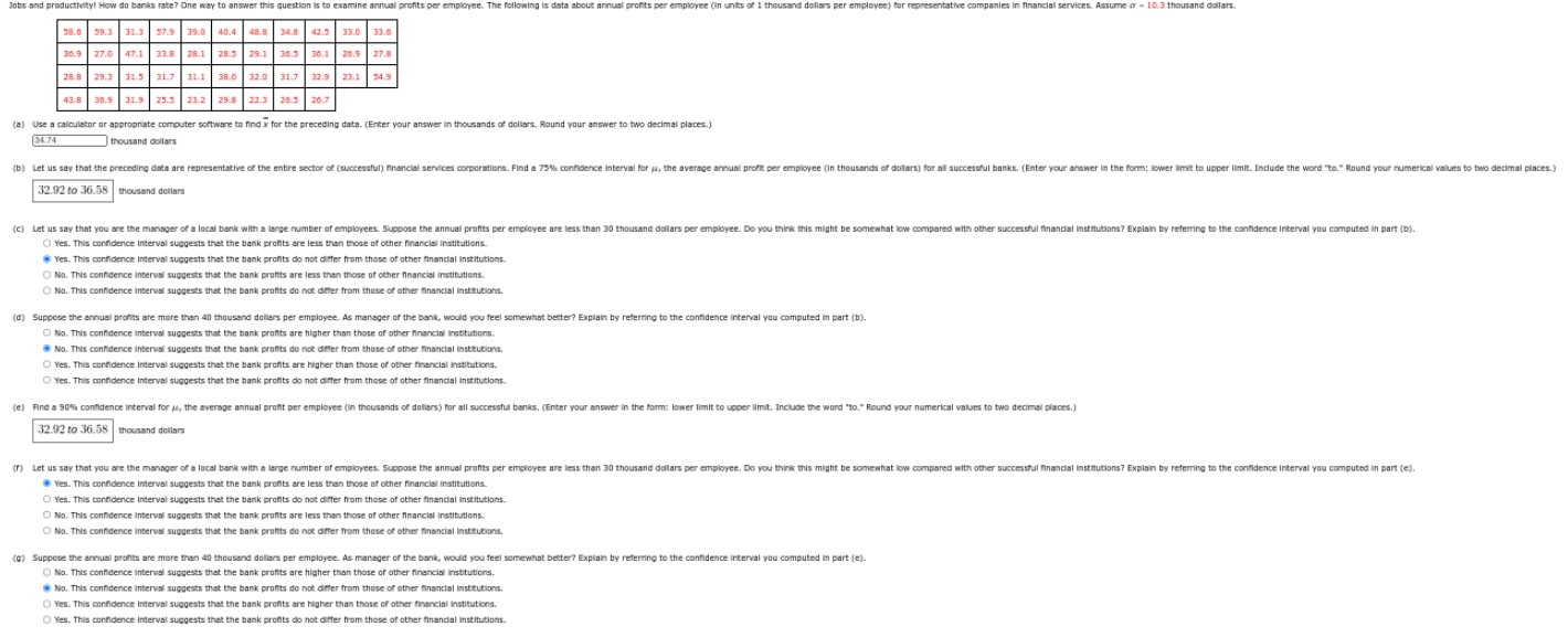 Solved Let us say that the preceding data are representative | Chegg.com