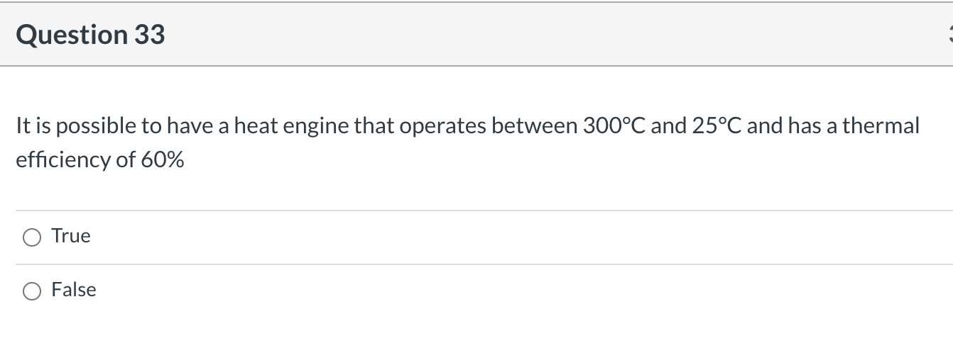 Solved Question 29 3F It is possible to have a refrigeration | Chegg.com