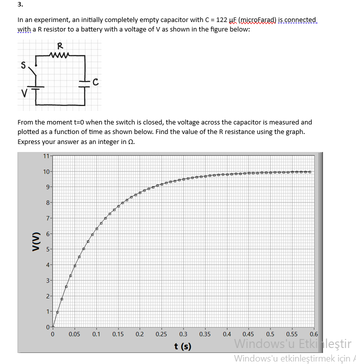 Solved In an experiment, an initially completely empty | Chegg.com