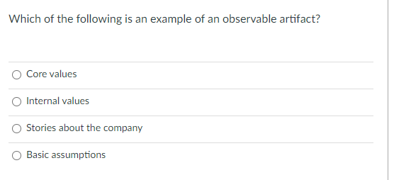 Solved Which of the following is an example of an observable | Chegg.com