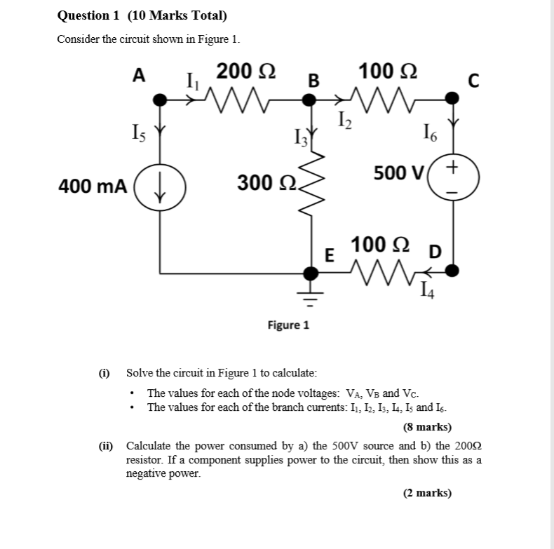Solved Solve Using Mesh Analysis 1 When Doing Mesh 2878