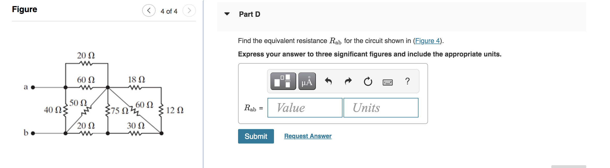 Solved Review Constants Part B Find the equivalent | Chegg.com