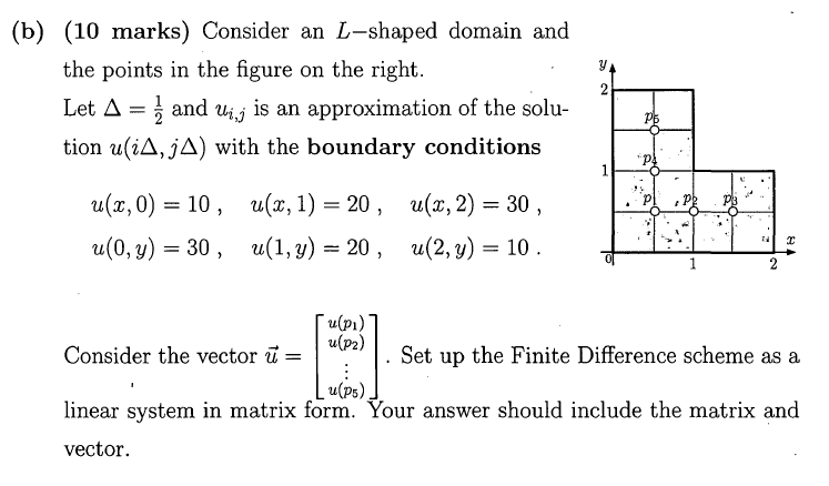 9. Consider a finite difference scheme for the | Chegg.com 9. Consider a finite difference scheme for the | Chegg.com