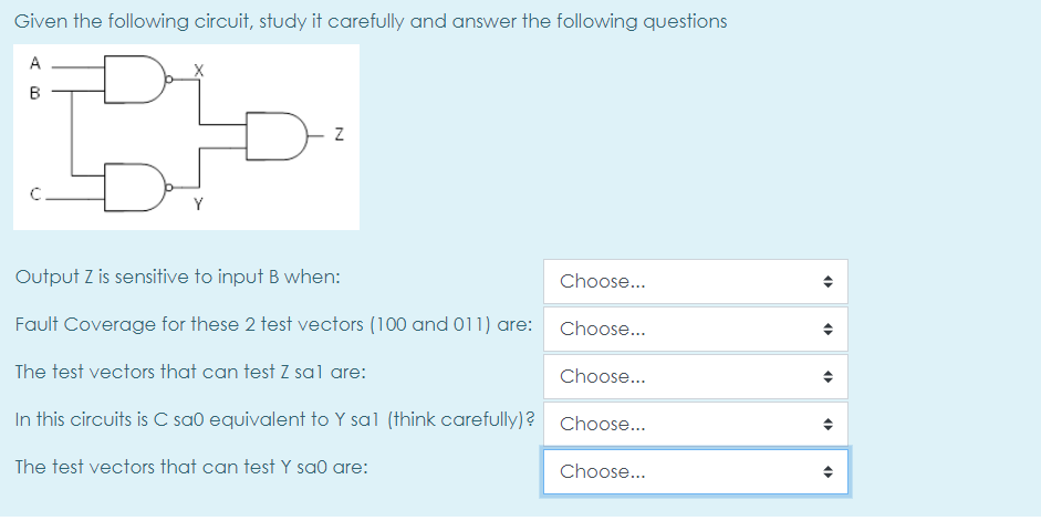 Solved Given the following circuit, study it carefully and | Chegg.com