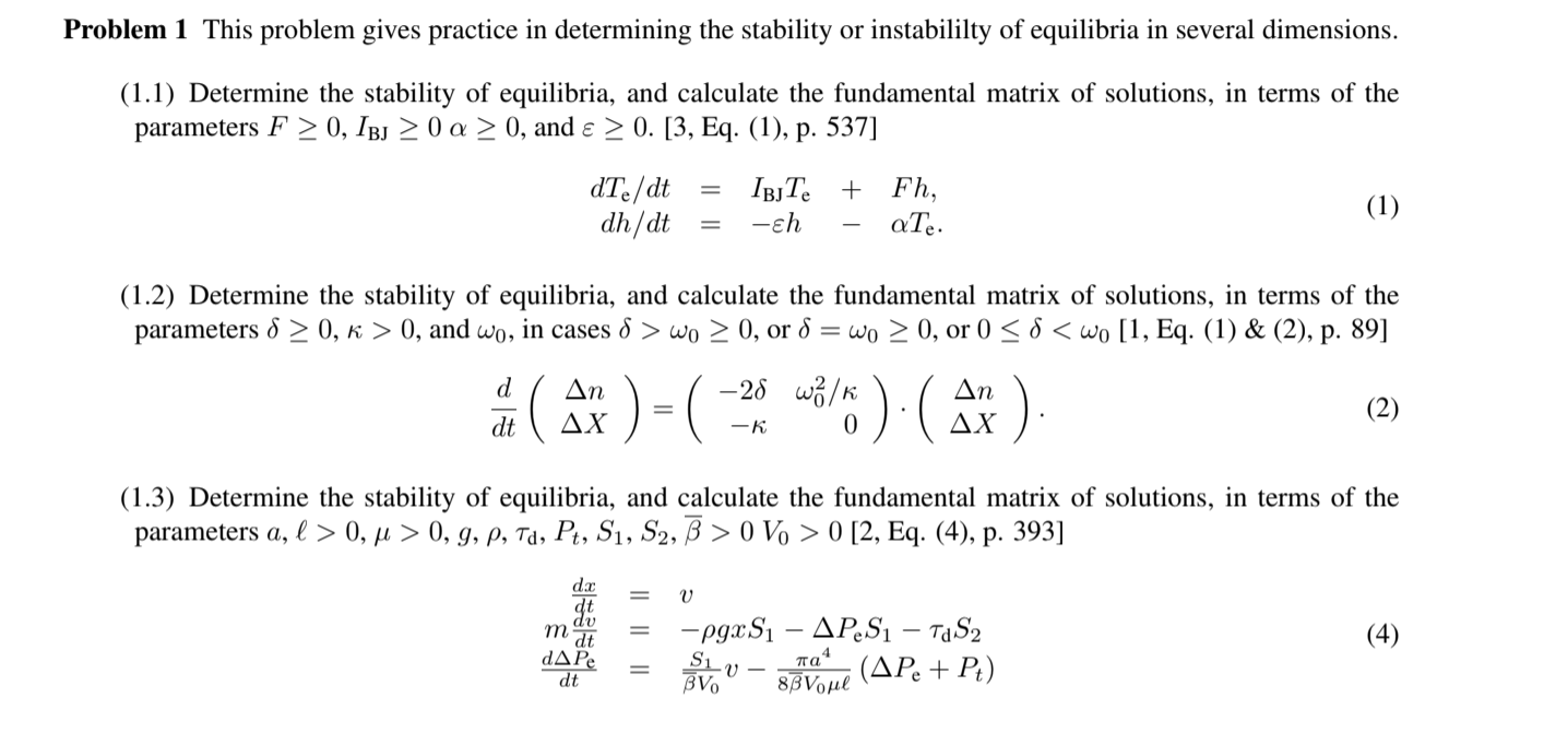 Problem 1 This problem gives practice in determining | Chegg.com