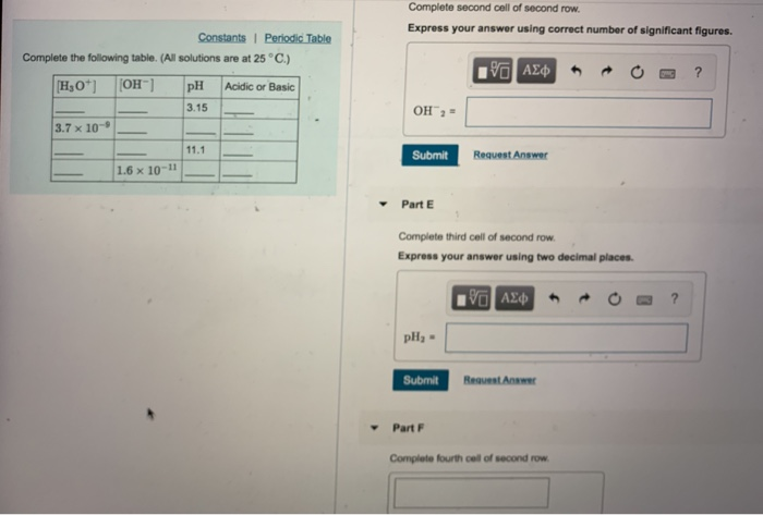 Solved Complete first cell of first row Express your answer | Chegg.com Solved Complete first cell of first row Express your answer | Chegg.com