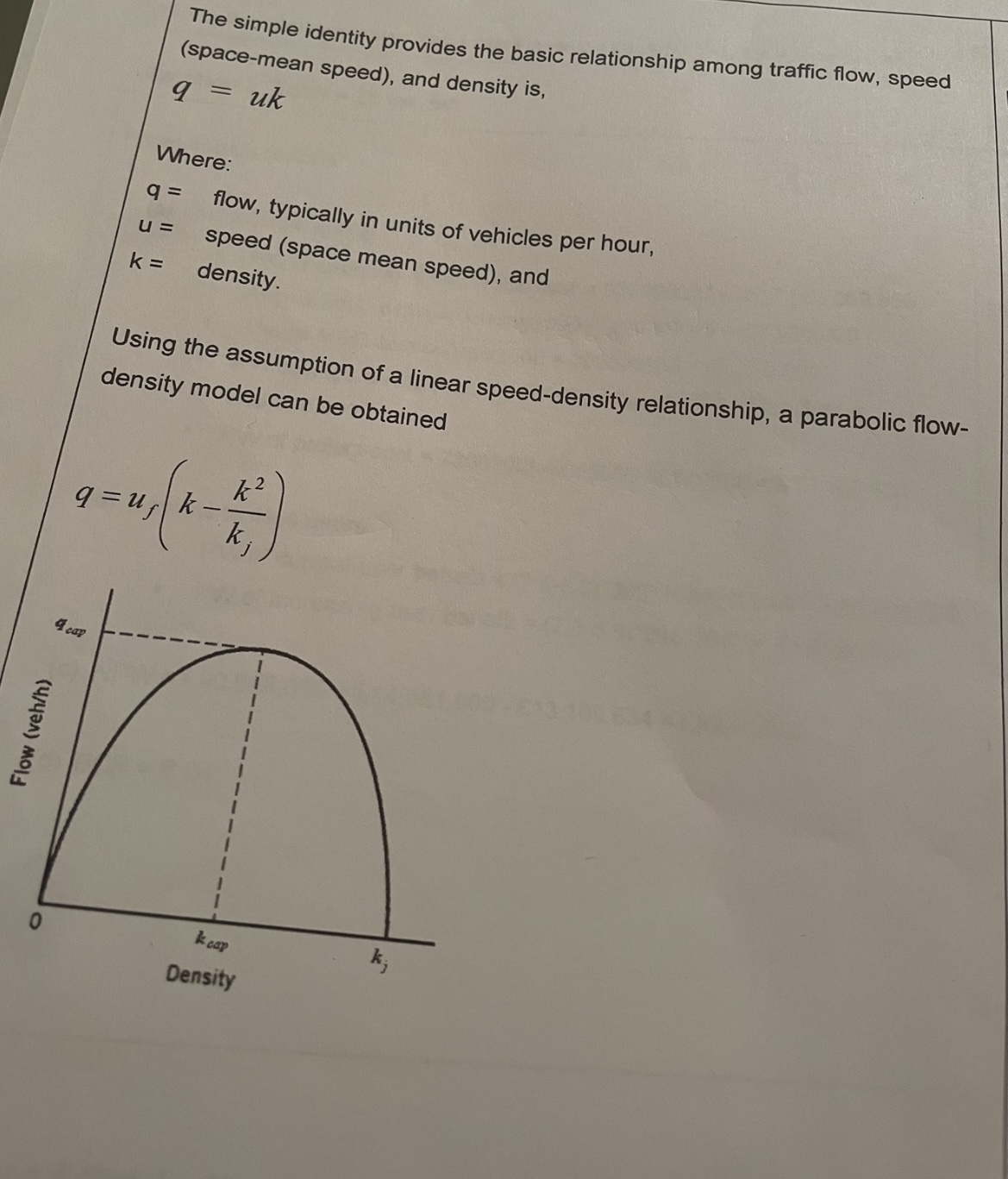 Solved a vertical crest curve on a single carriageway road | Chegg.com