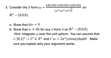Solved Integration over Singular 𝑛-Chains and Stokes’ | Chegg.com
