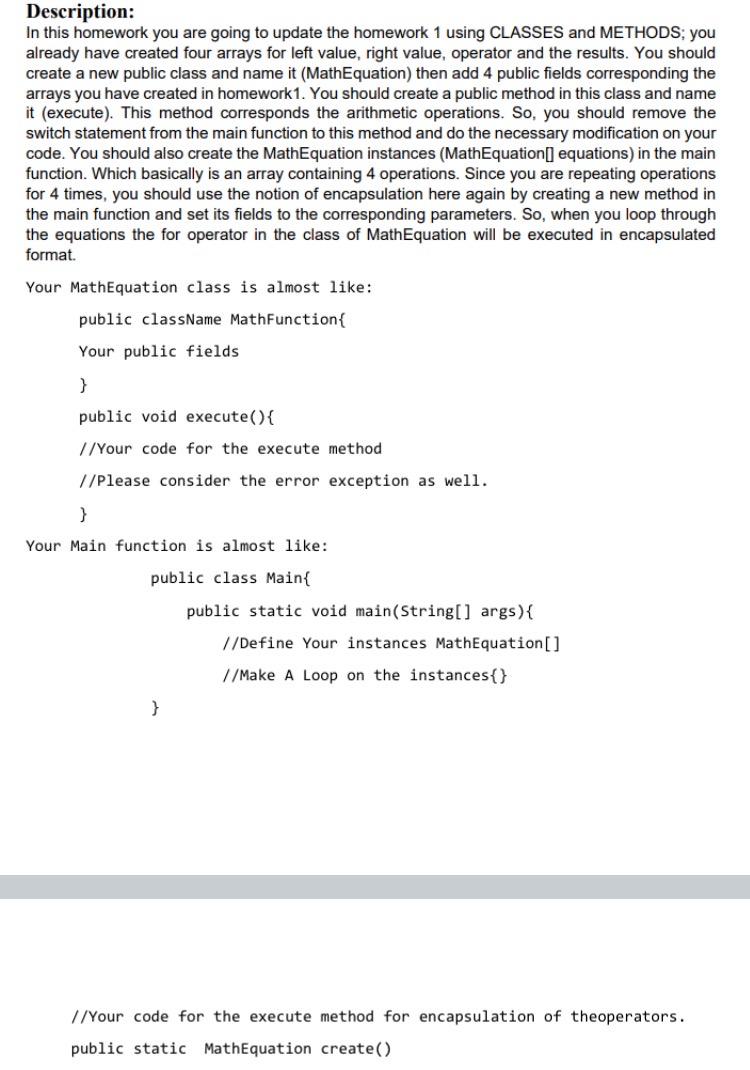 Solved Homework1 Code: // CalculatorOverArrays.java public | Chegg.com